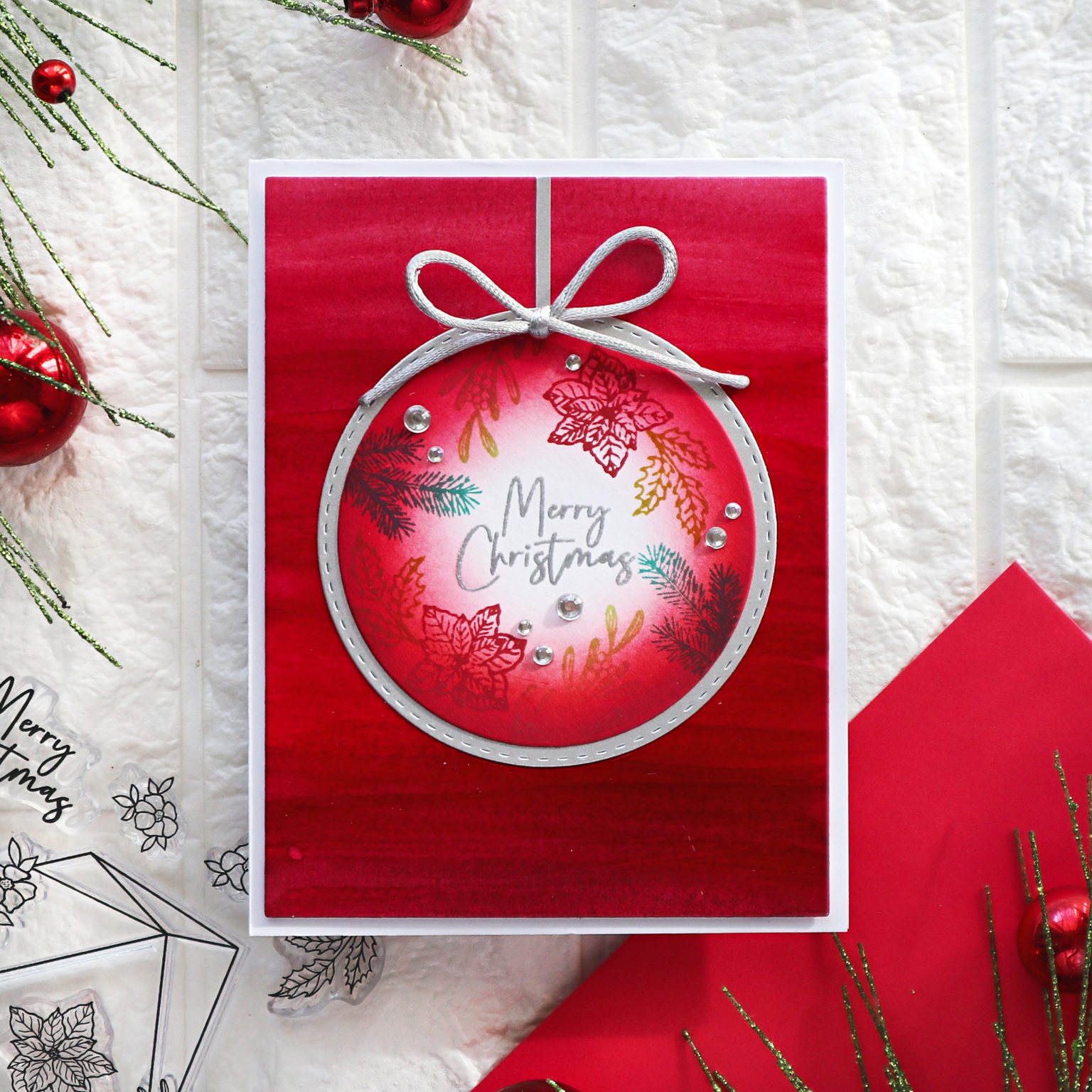 Spellbinders – November 2020 Clear Stamp of the Month – rainbow in november