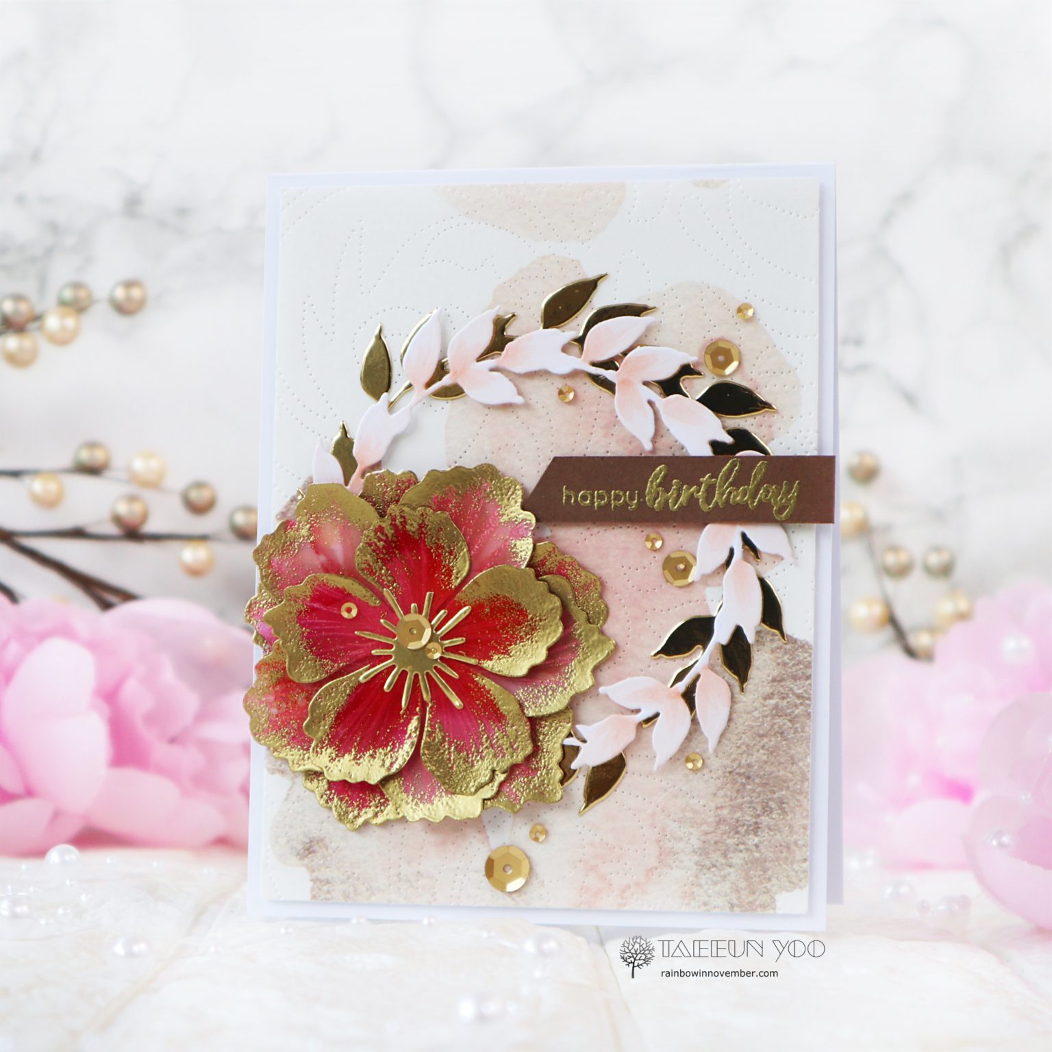 Seize the Birthday #206 – Transparency or Vellum – rainbow in november