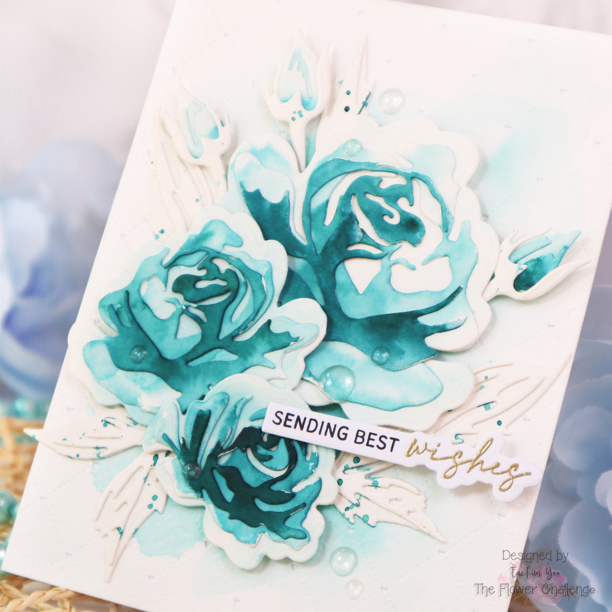 The Flower Challenge #60 – Color Turquoise – rainbow in november