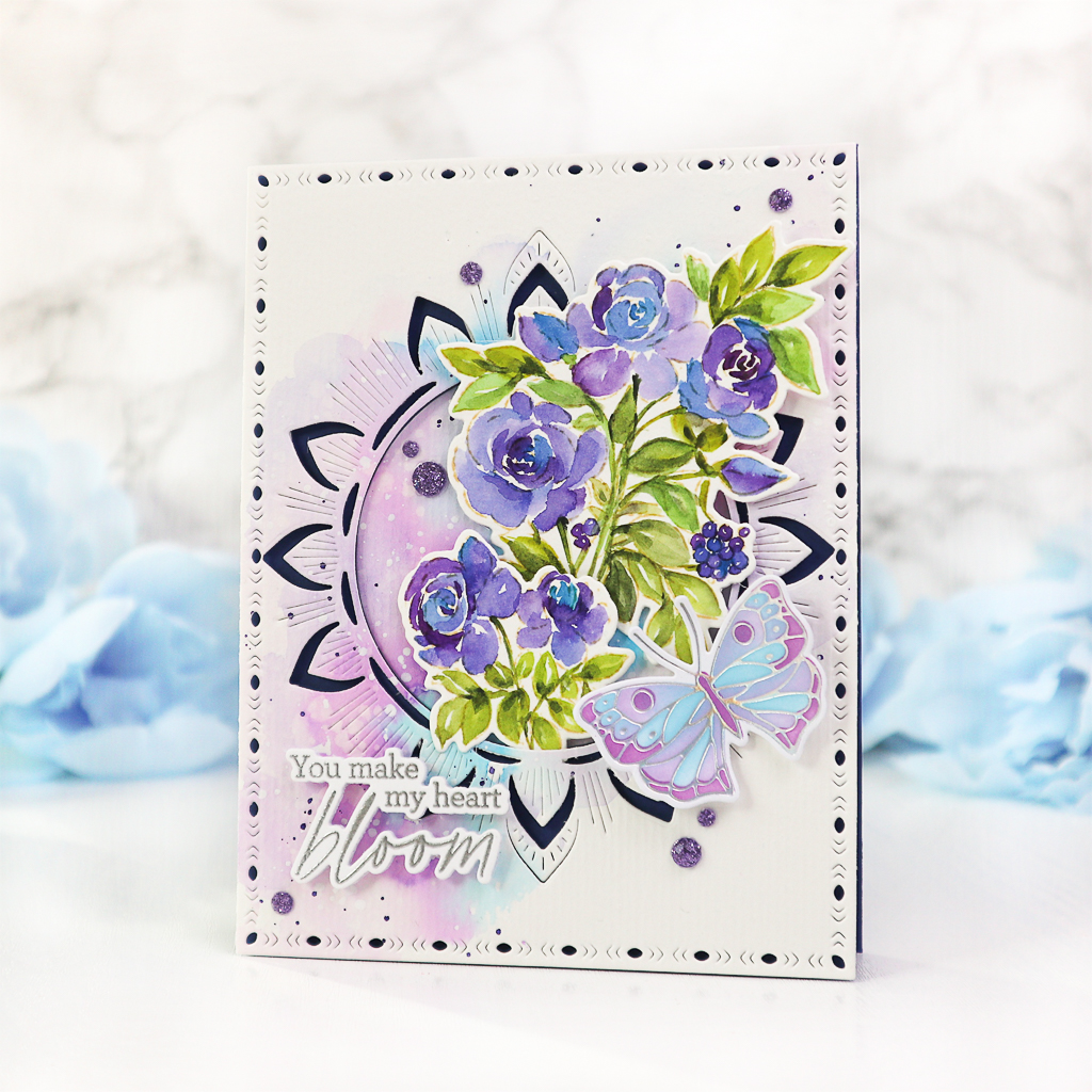 Indigo Roses – Pinkfresh Studio – rainbow in november