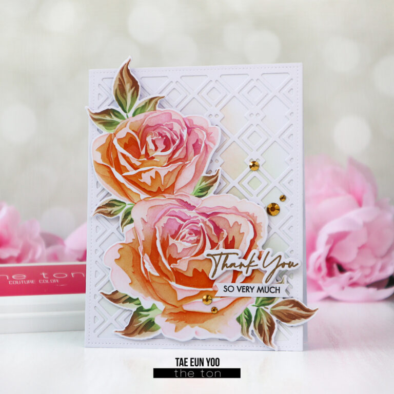 Rose Duo Layering Stencils – The Ton – rainbow in november